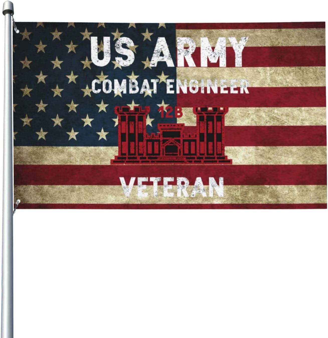 Army Combat Engineer Garden 3x5Ft Flag Outdoor Indoor Party Home House ...