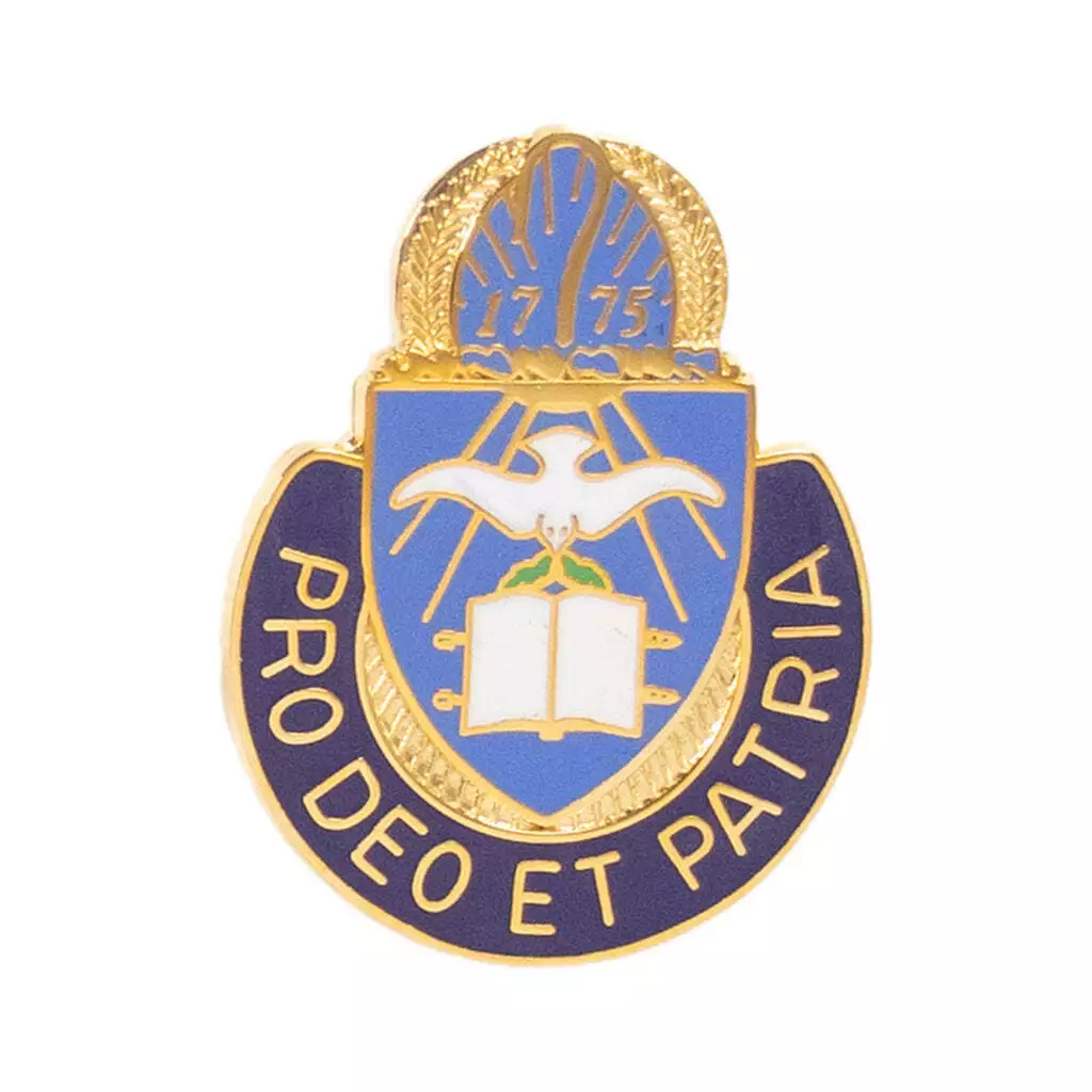 Army Corps Crest Pro Deo Et Patria Chaplain Motto U.S. Genuine Military ...