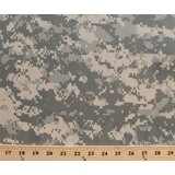 Army Digital Camouflage Olive Green/Tan Conceal Nylon Fabric by the ...