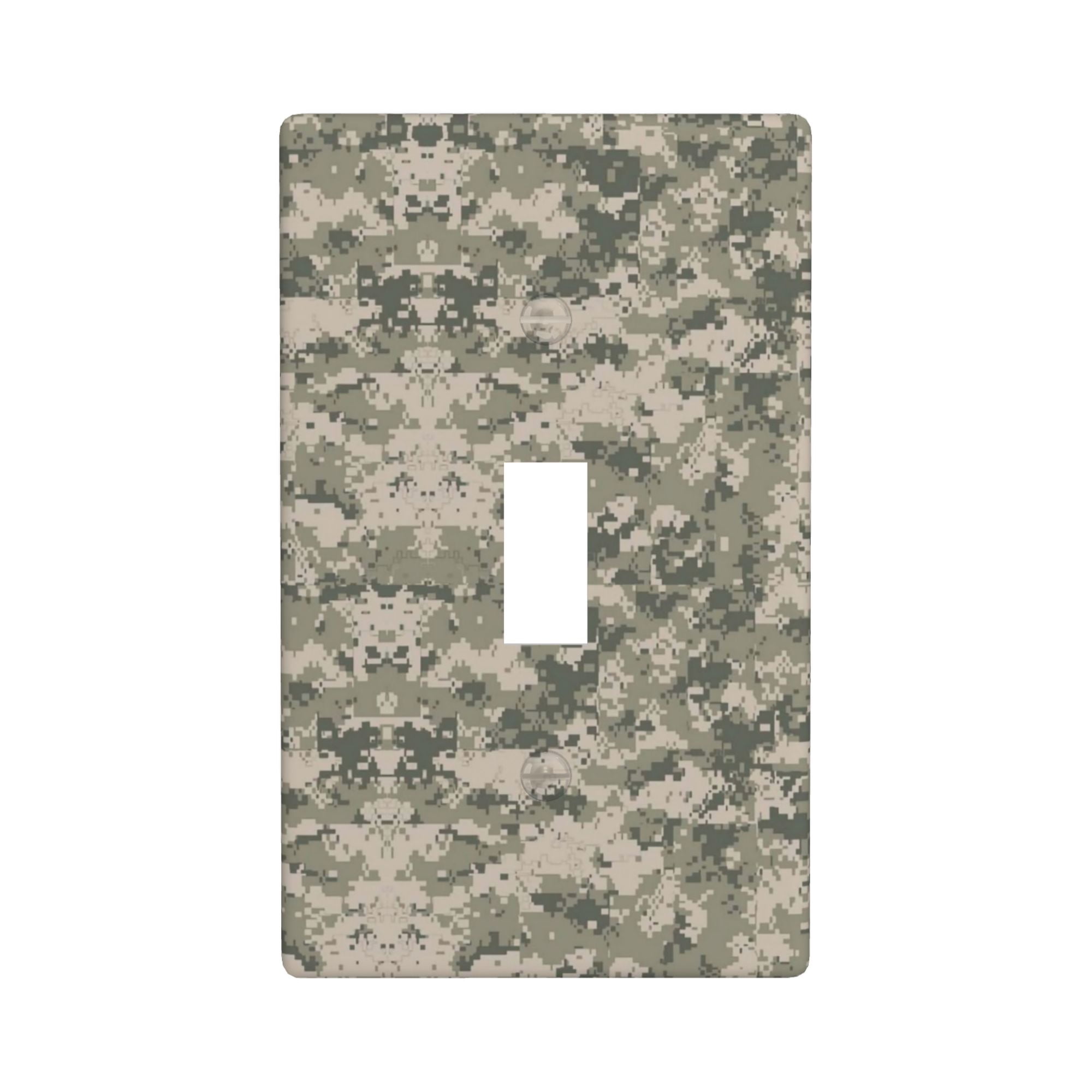 Army Digital Camouflage Single Toggle Light Switch Plate Decorative ...