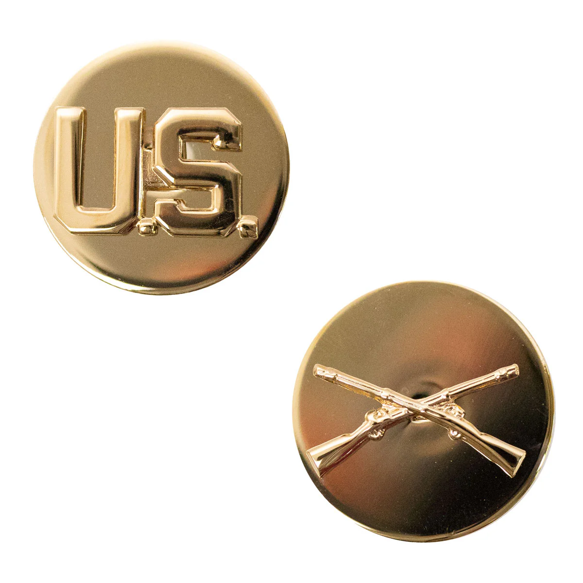 Army Enlisted Branch of Service Collar Device: U.S. and Infantry ...