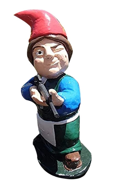 Army Garden Dwarf Statue Combat Troop Garden Dwarf Resin Craft Ornament ...