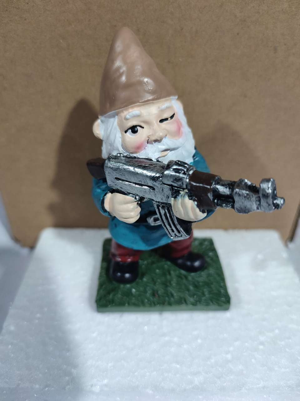 Army Garden Dwarf Statue Combat Troop Garden Dwarf Resin Craft Ornament ...