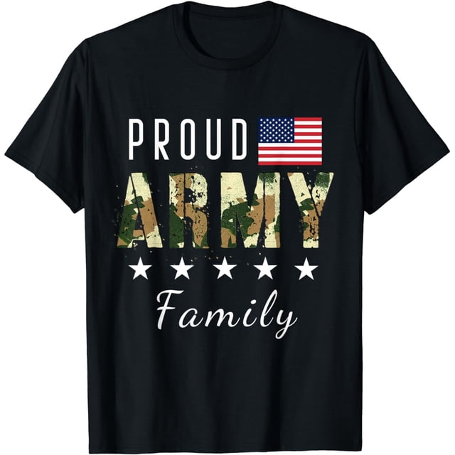 Army Graduation Proud Military Family Mom Dad Brother Sister T-Shirt ...