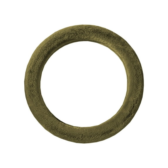 Army Green Army Green Plush Winter Car Steering Wheel Cover Soft Warm ...