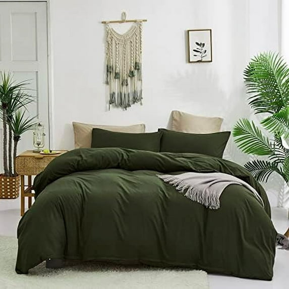 Army Green Comforter Set King Men Bedding Comforter Set Olive Green ...