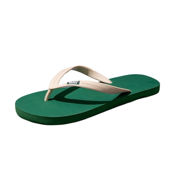 Army Green Men’S Comfortable Outdoor Beach Flops Casual Versatile Plus ...