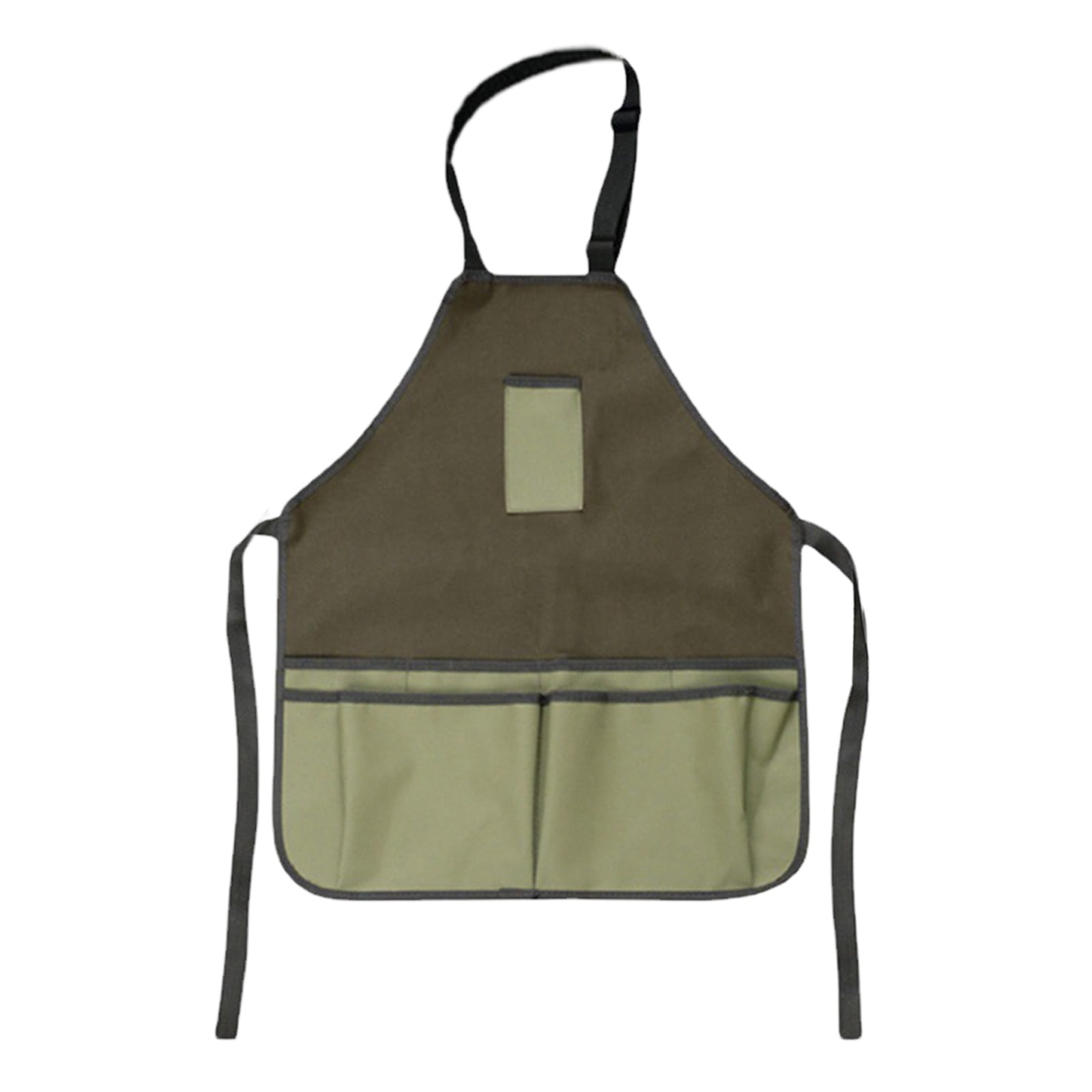 Army Green Oxford Cloth Gardening Apron, 45x55cm, Thickened ...