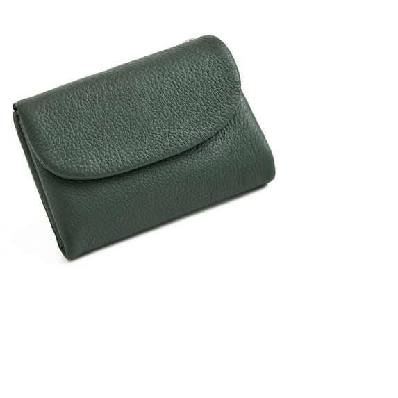 Army Green Unisex Pebble Pu Leather Organizer Bag Portable Travel ...