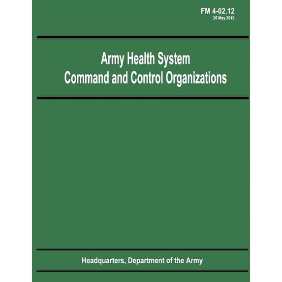 Army Health System Command and Control Organizations (FM 4-02.12 ...