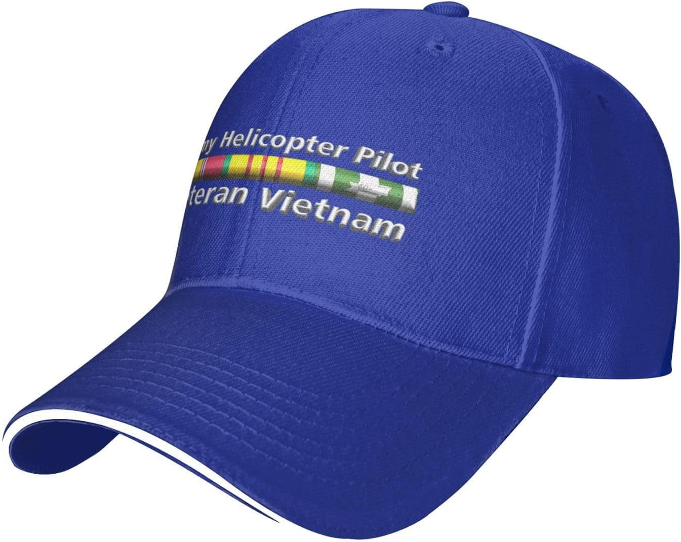 Army Helicopter Pilot Vietnam Veteran Hat Baseball Cap Duck Tongue Cap ...