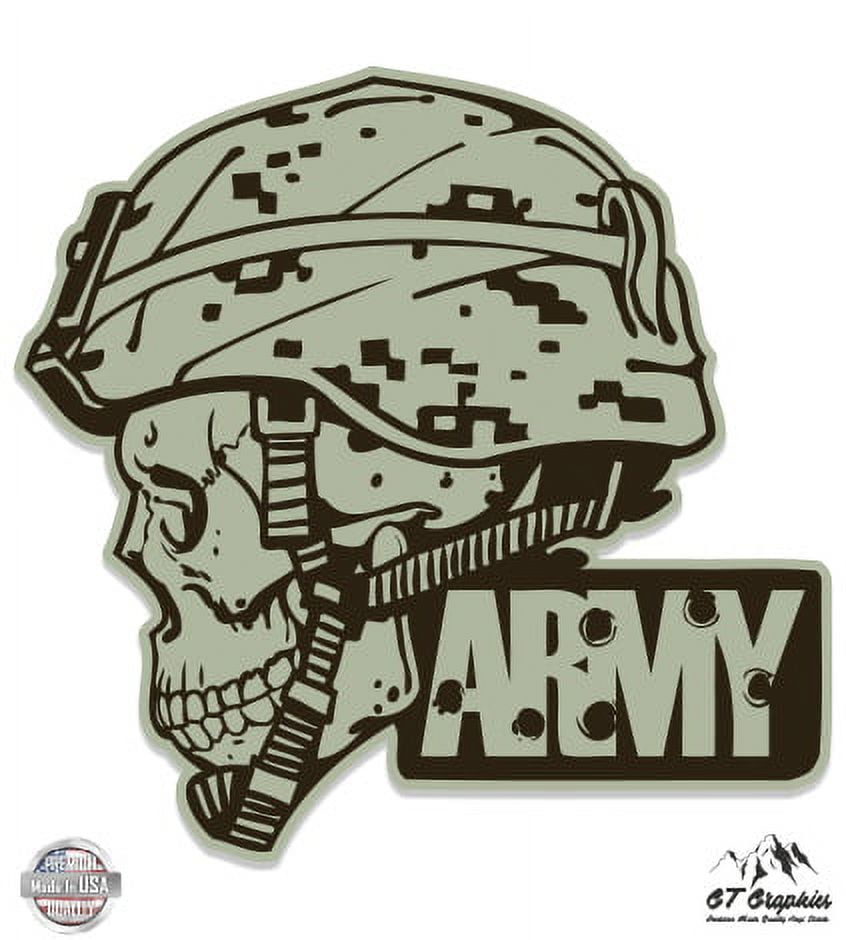 Military Skull Stickers