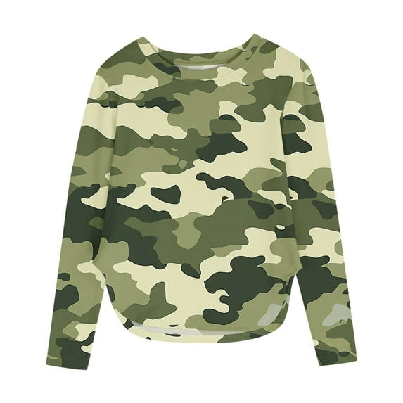 Army Lime Green Boy Girl Children Boy Girl Going Out Tshirts Long ...