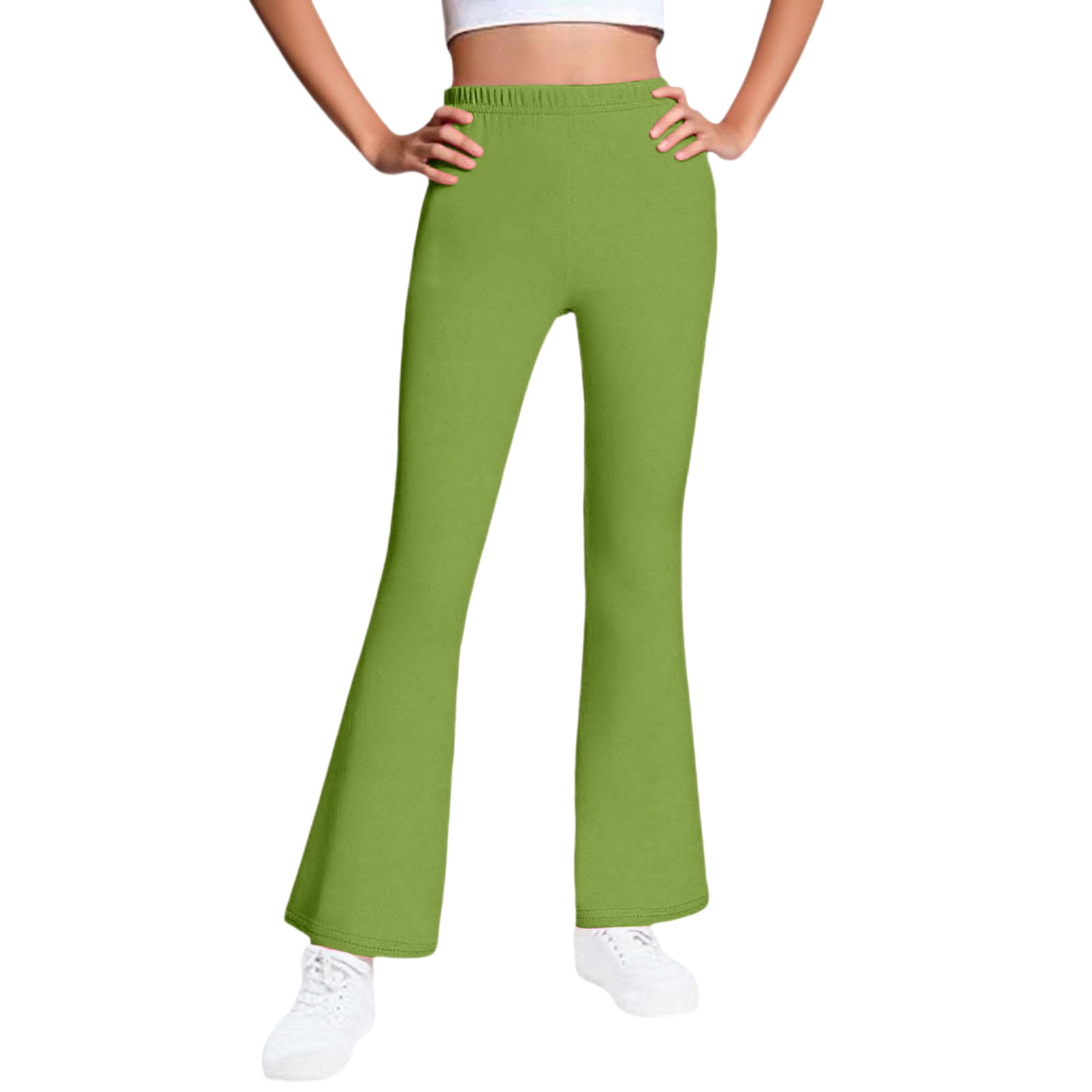 Army Lime Green Boy Girl Girls Fleece Lined Wool Lounge Pants Pantyhose ...