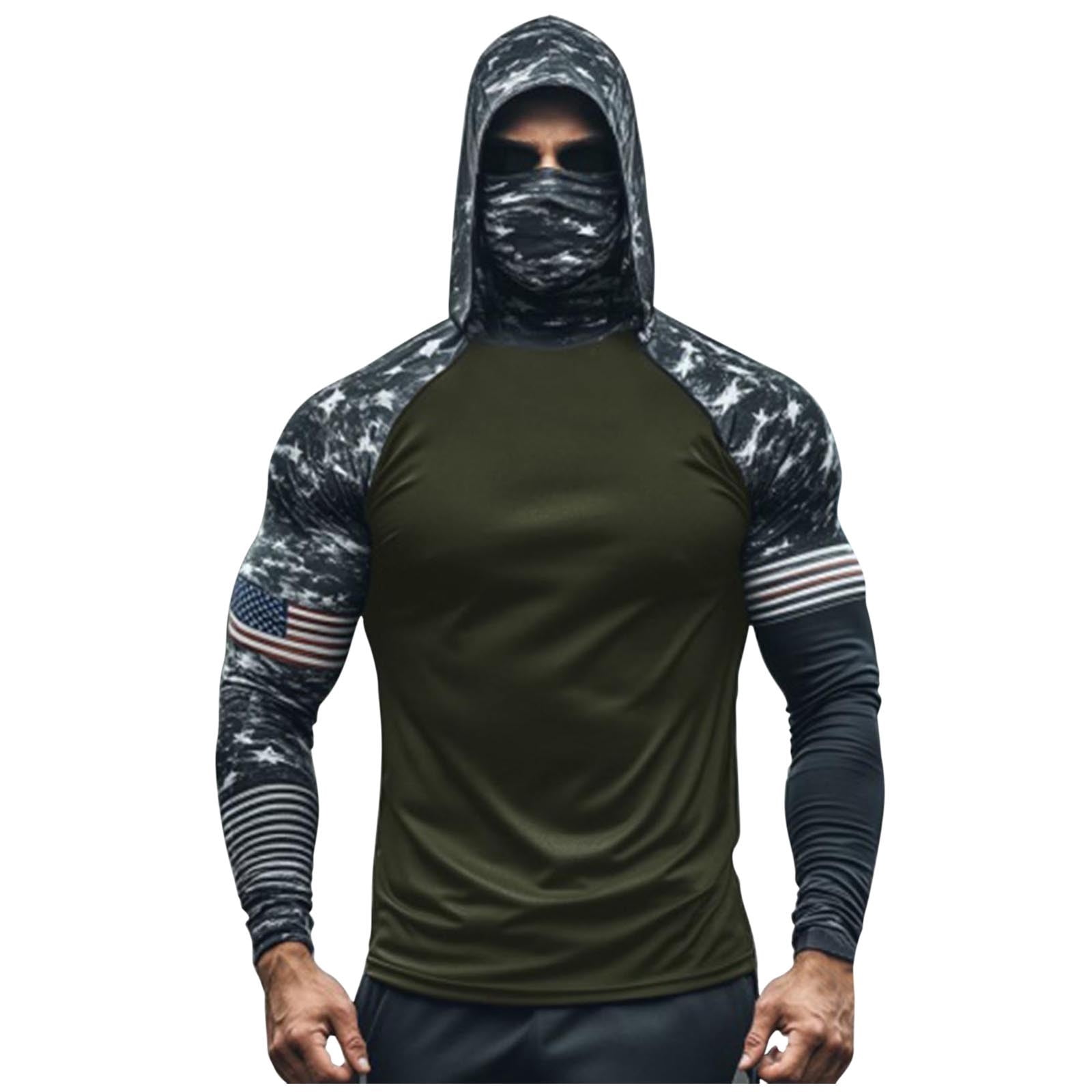 Army Lime Green Hood for Women Winter Fall Long Sleeve Spandex Graphic ...