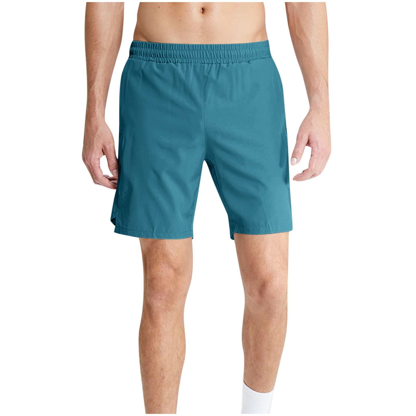 Army Lime Green Loose Fit Shorts for Man Summer Fall Spandex Sport Gym ...