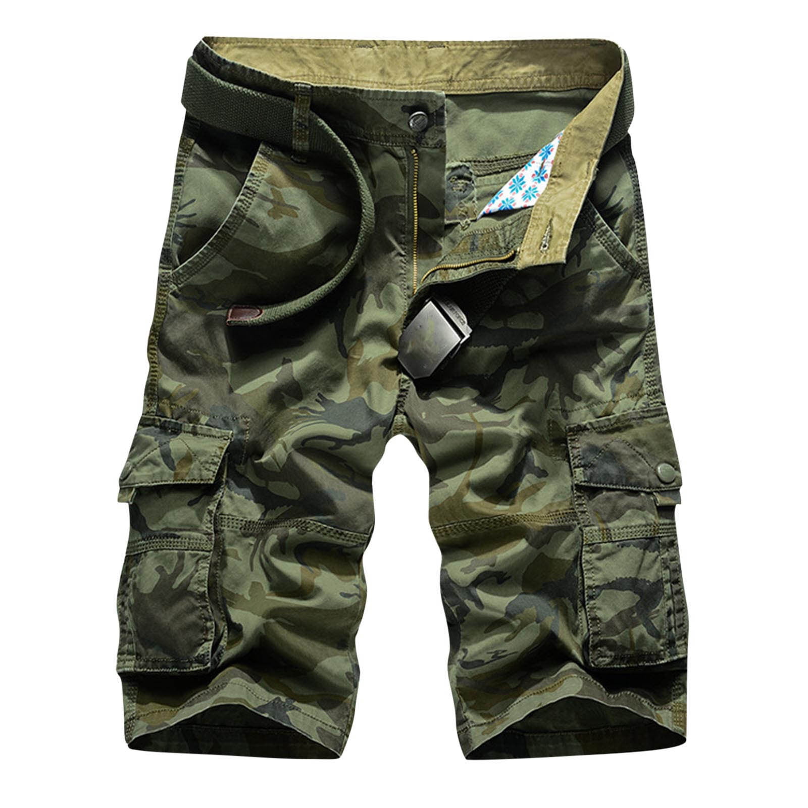 Army Lime Green for Man Summer Fall Loose Fit Cargo Camo Army Fatigue ...