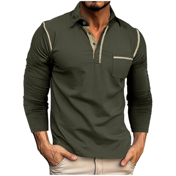 Army Lime Green Mens T Shirts Collared Turtleneck Neck Spandex Tee Tops ...