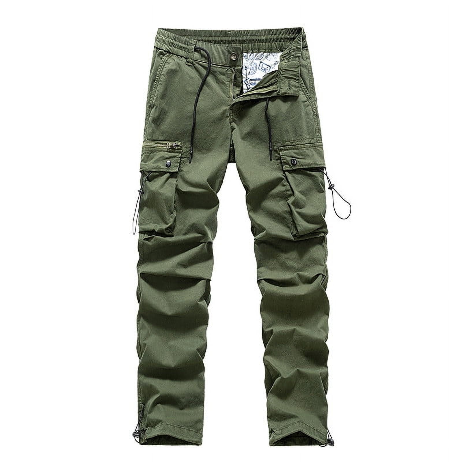 Army Lime Green Overall Straight Leg Plain Long Leg Work Cargo Stretchy ...