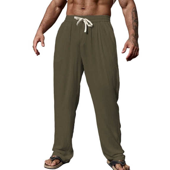 Army Lime Green Sport Athletic Lounge Jogger for Mens Fall Summer ...