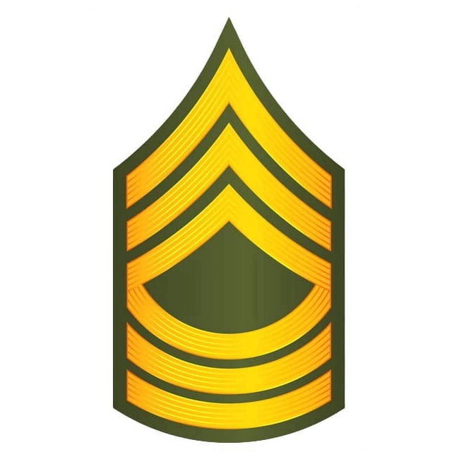 Army Master Sergeant MSGT Edible Image Icing Cake Topper for Quarter ...