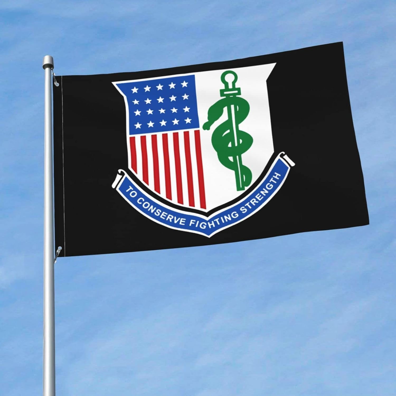 Army-Medical-Corps-Insignia Flag Banner Flags Outdoor Garden Flag Home ...
