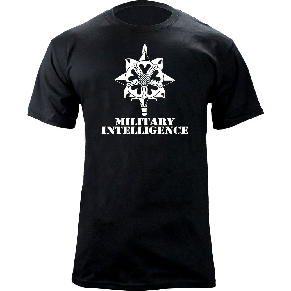 Army Military Intelligence Branch Insignia Veteran T-Shirt - Walmart ...