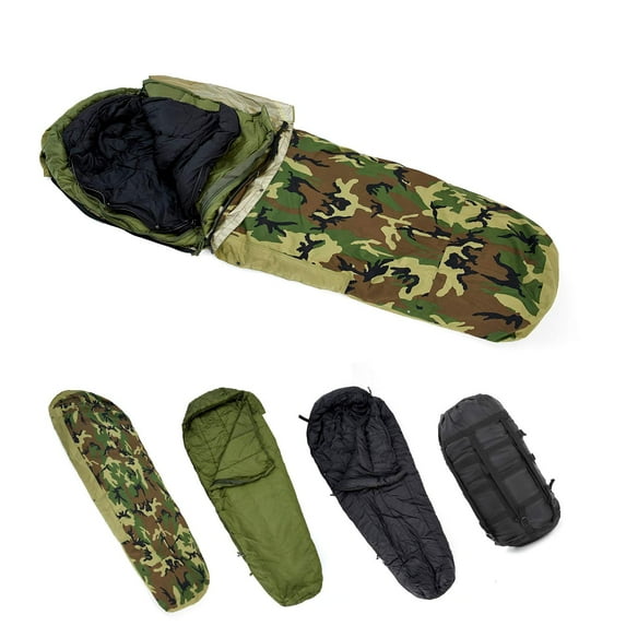 Army Military Modular Sleeping Bags System, Multi Layered with Bivy ...