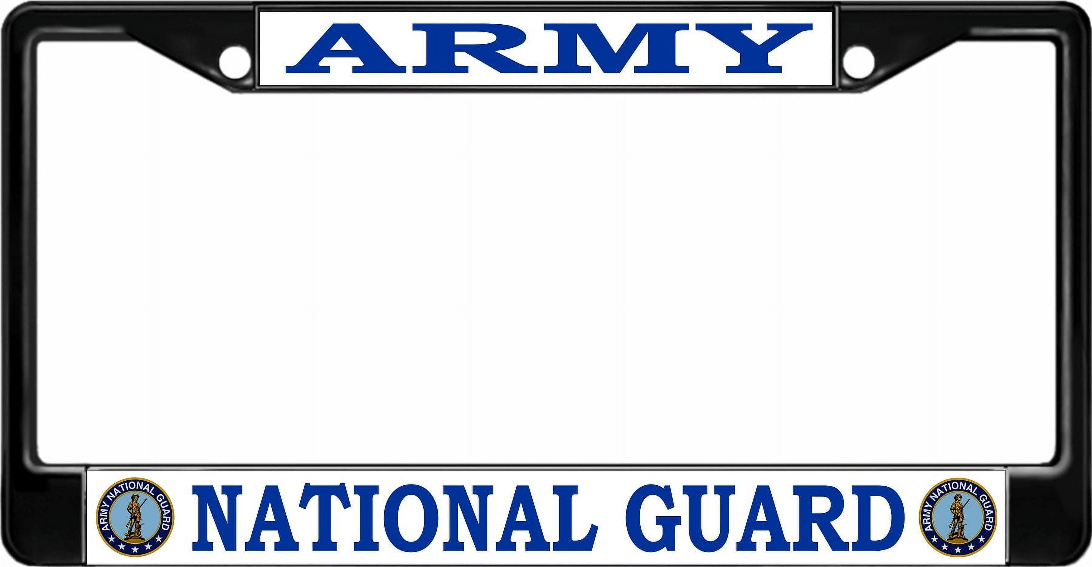 Army National Guard Black License Plate Frame - Walmart.com