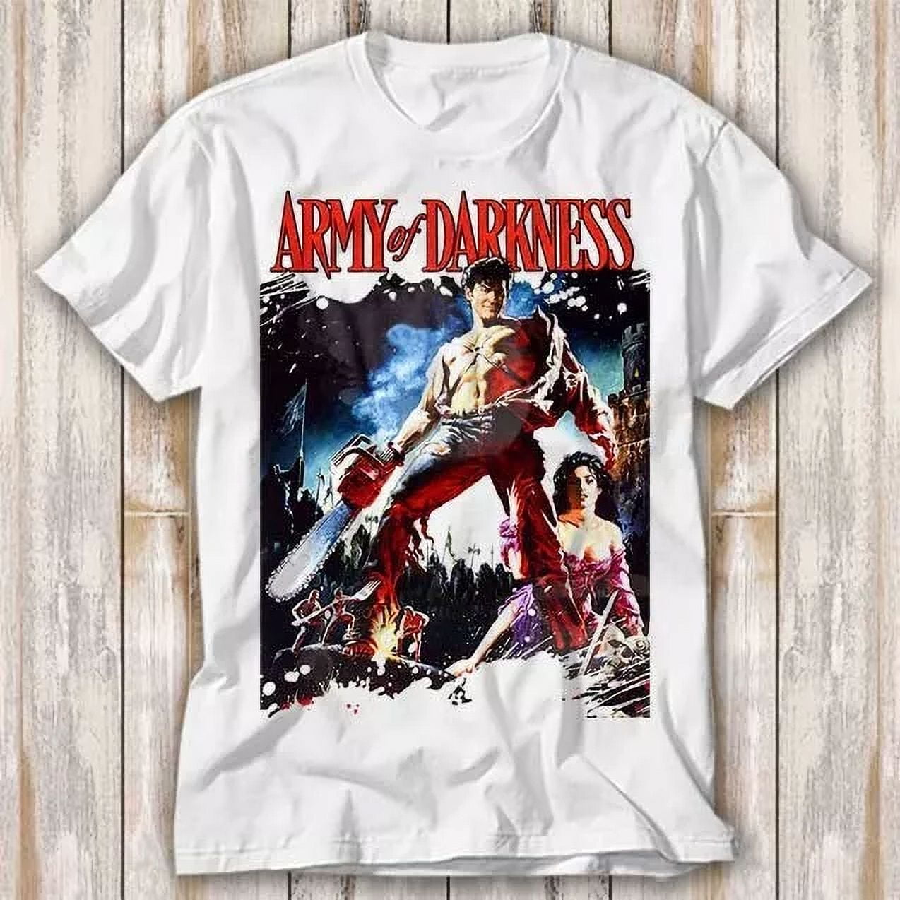 Army Of Darkness Evil Dead Movie Film Cult 90s T Shirt Top Tee ...