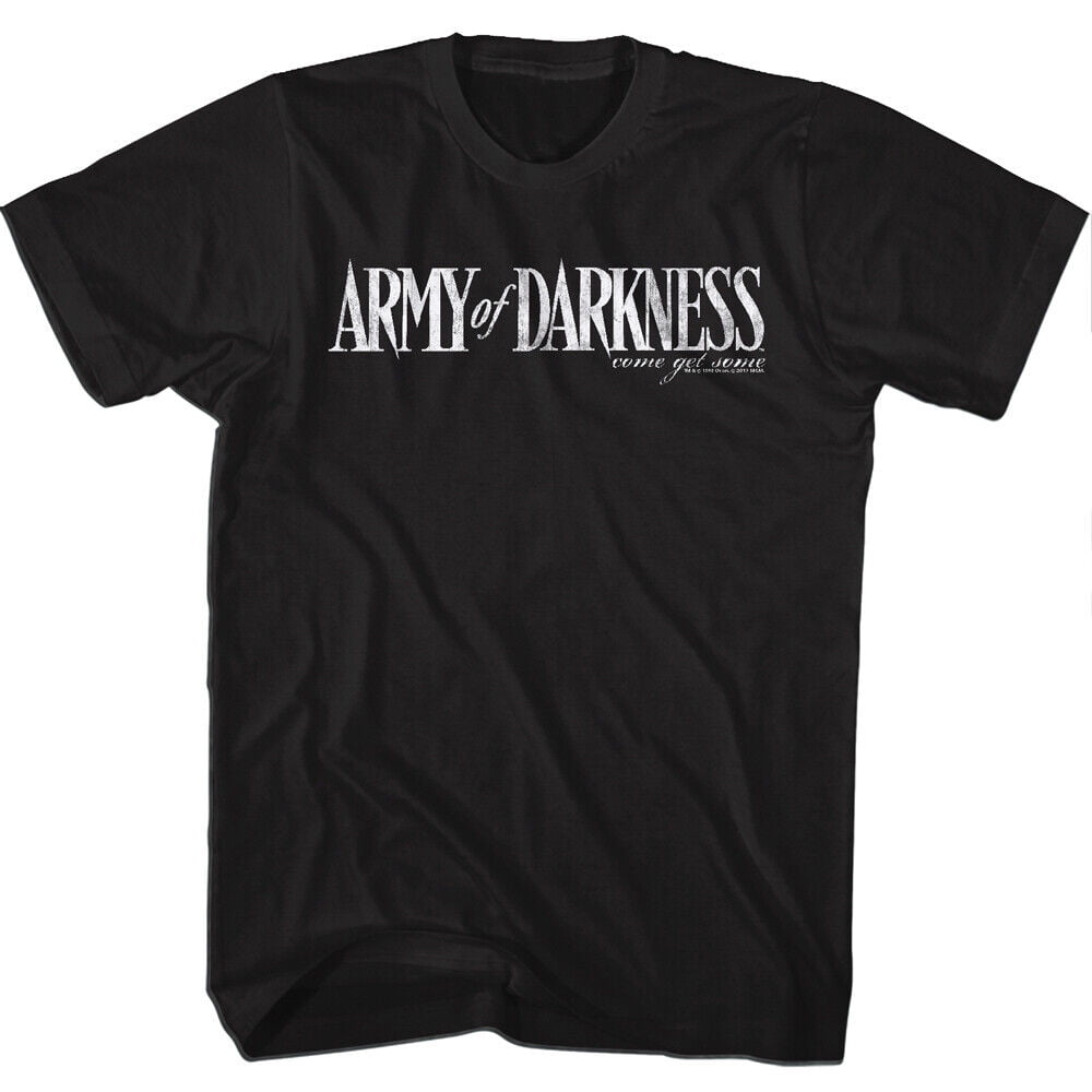 Army Of Darkness Movie Logo Come Get Some Ash Williams Men's T Shirt ...