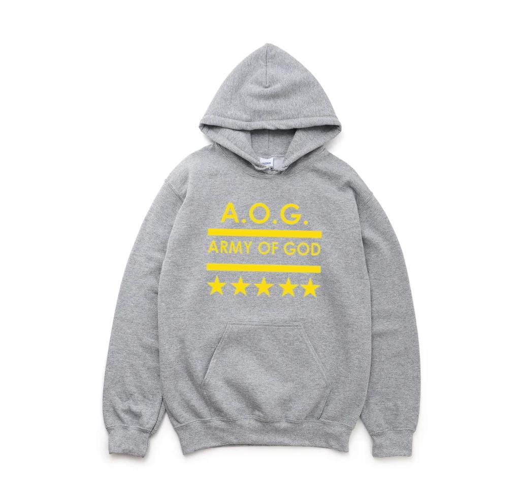 Army Of God Religious Christian Soldier Spiritual Warrior Cross Hoodie ...