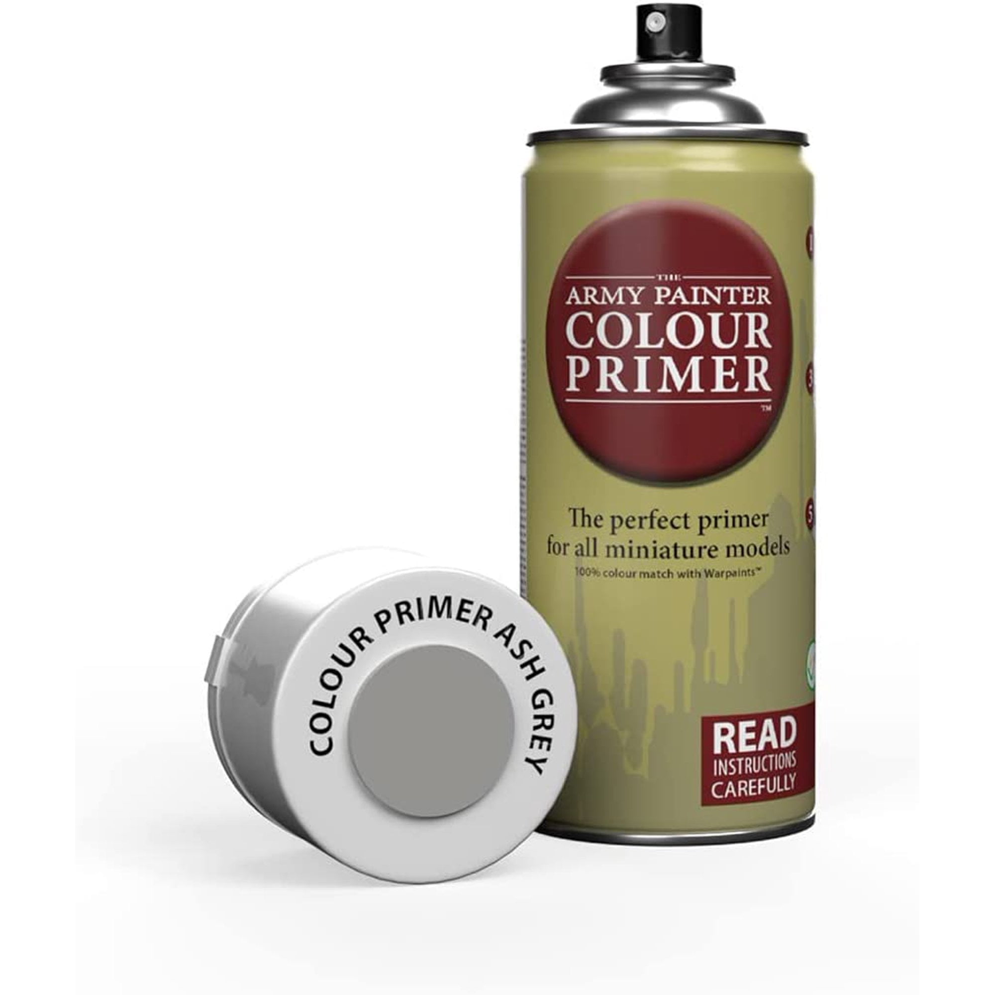 The Army Painter Acrylic Primer Spray, Ash Grey, 400ml - Miniature ...