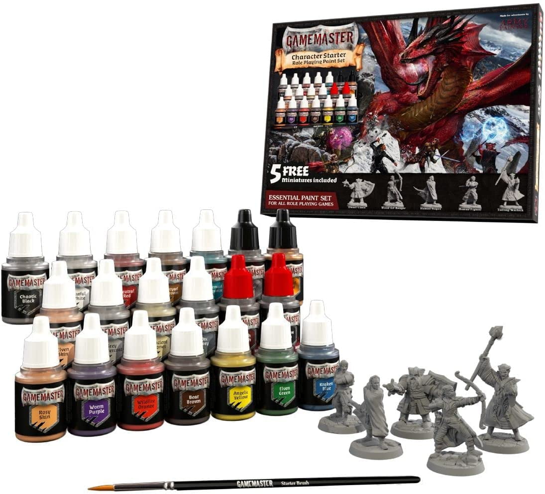 Army Painter Gamemaster: Miniature Hobby War Character Paint Set ...