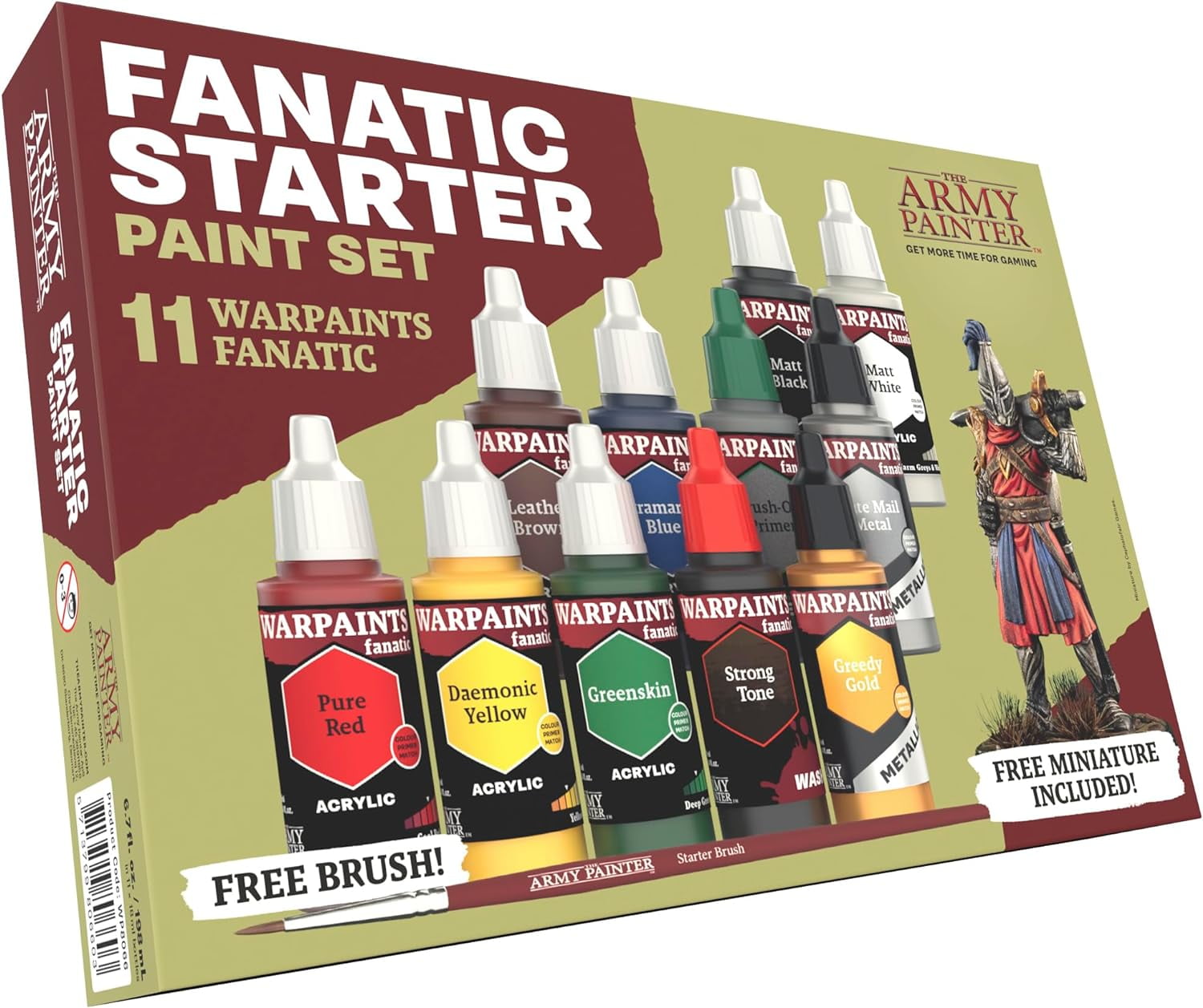 The Army Painter: Warpaints: Fanatic: Starter Set - Walmart.com