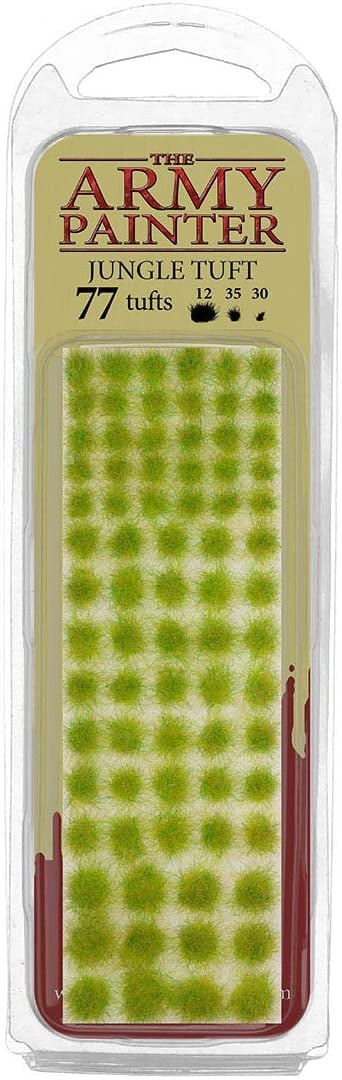 Army Painter Terrain Model Kit: 77 Pcs Jungle Tufts for Miniature Bases ...