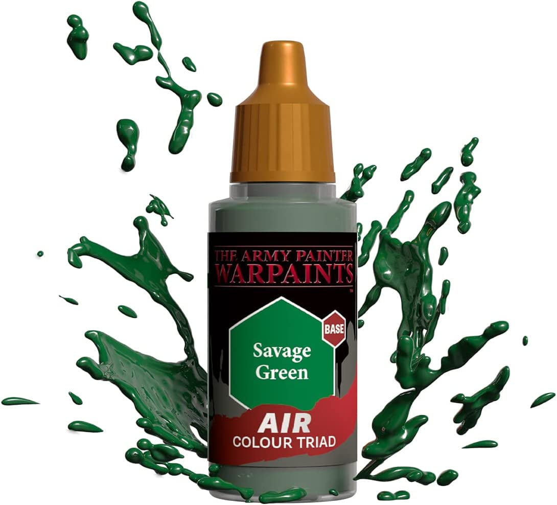 Army Painter Warpaints Air: Savage Green 18ml - Walmart.com