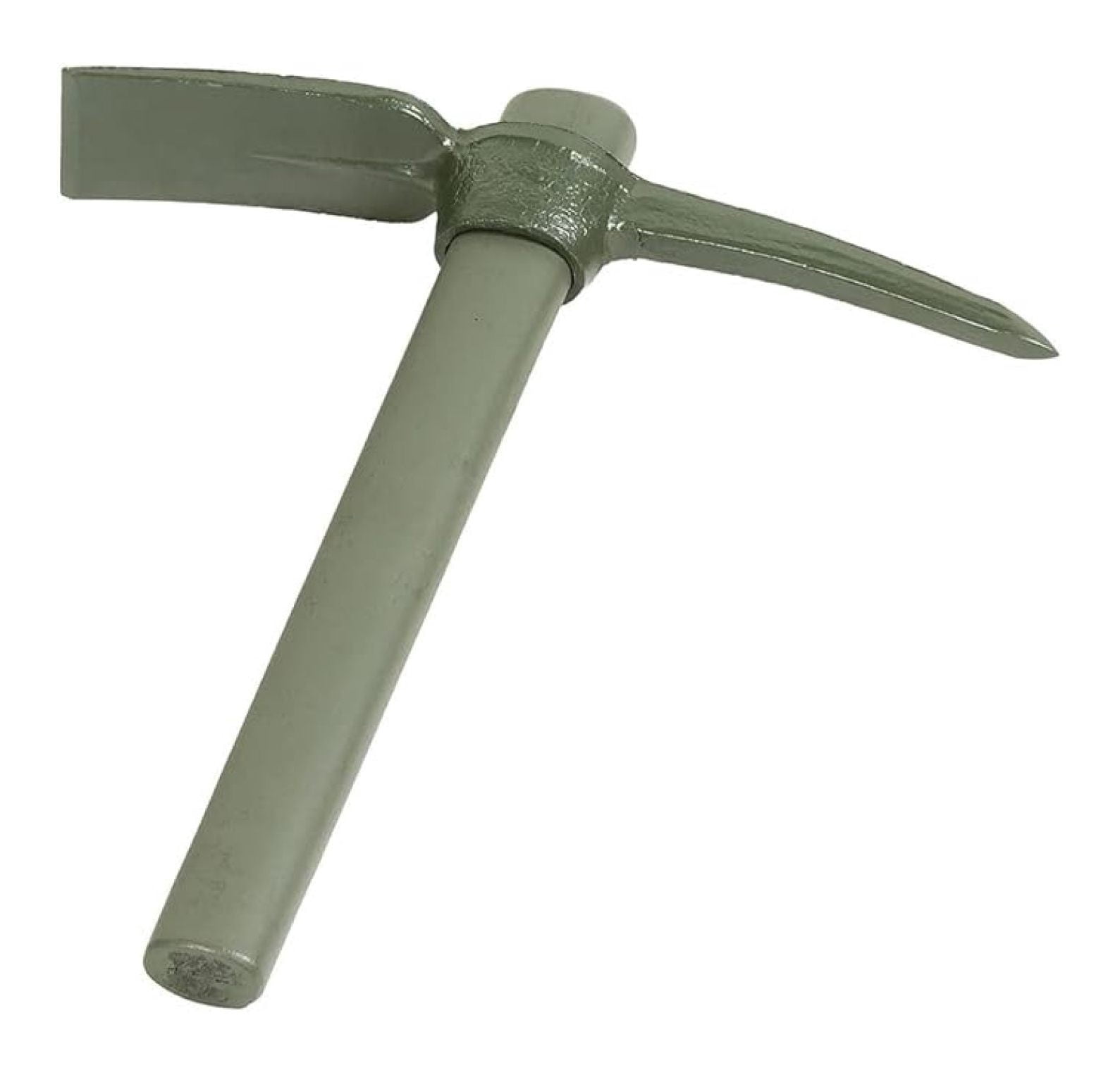 Army Pickaxe Mattock Metal Head Wooden Handle Hiking Trekking Camping ...