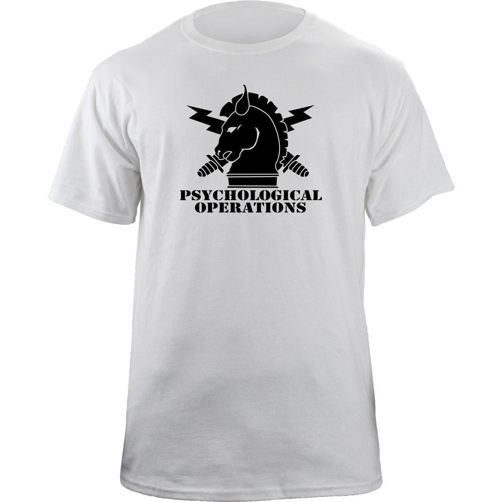 Army Psychological Operations PSYOPS Branch Insignia Veteran T-Shirt ...