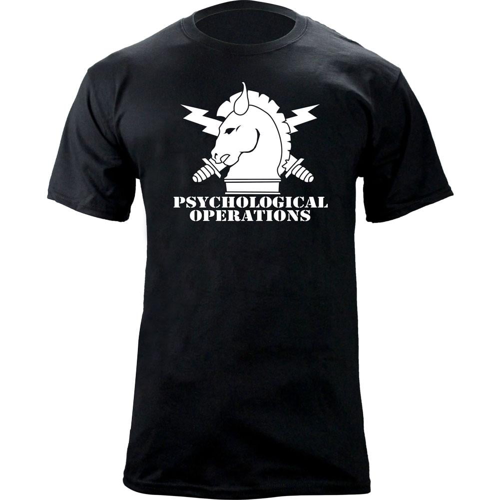 Army Psychological Operations PSYOPS Branch Insignia Veteran T-Shirt ...