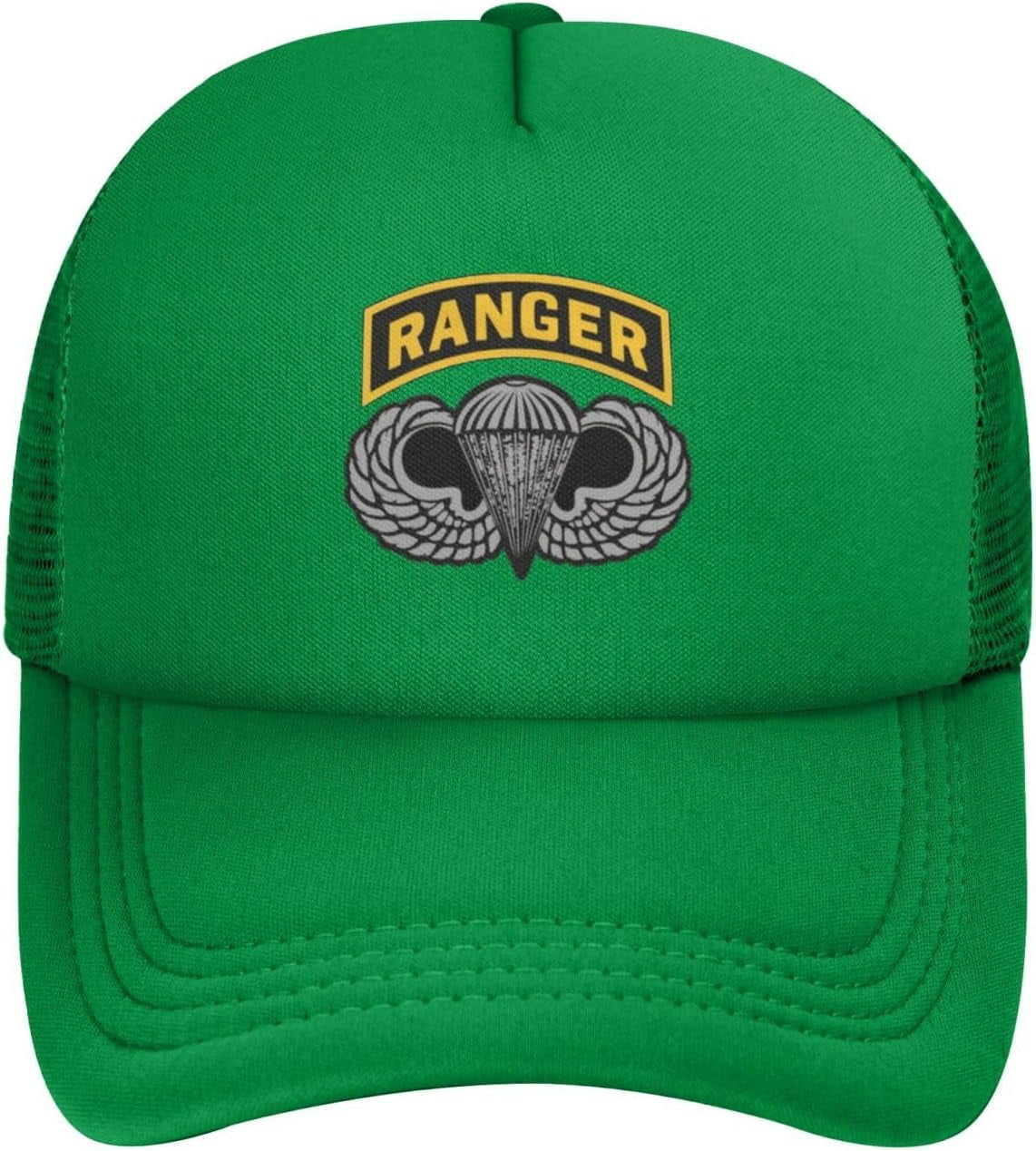 Army Ranger Tab with Airborne Wings Adjustable Outdoor Adult Mesh ...