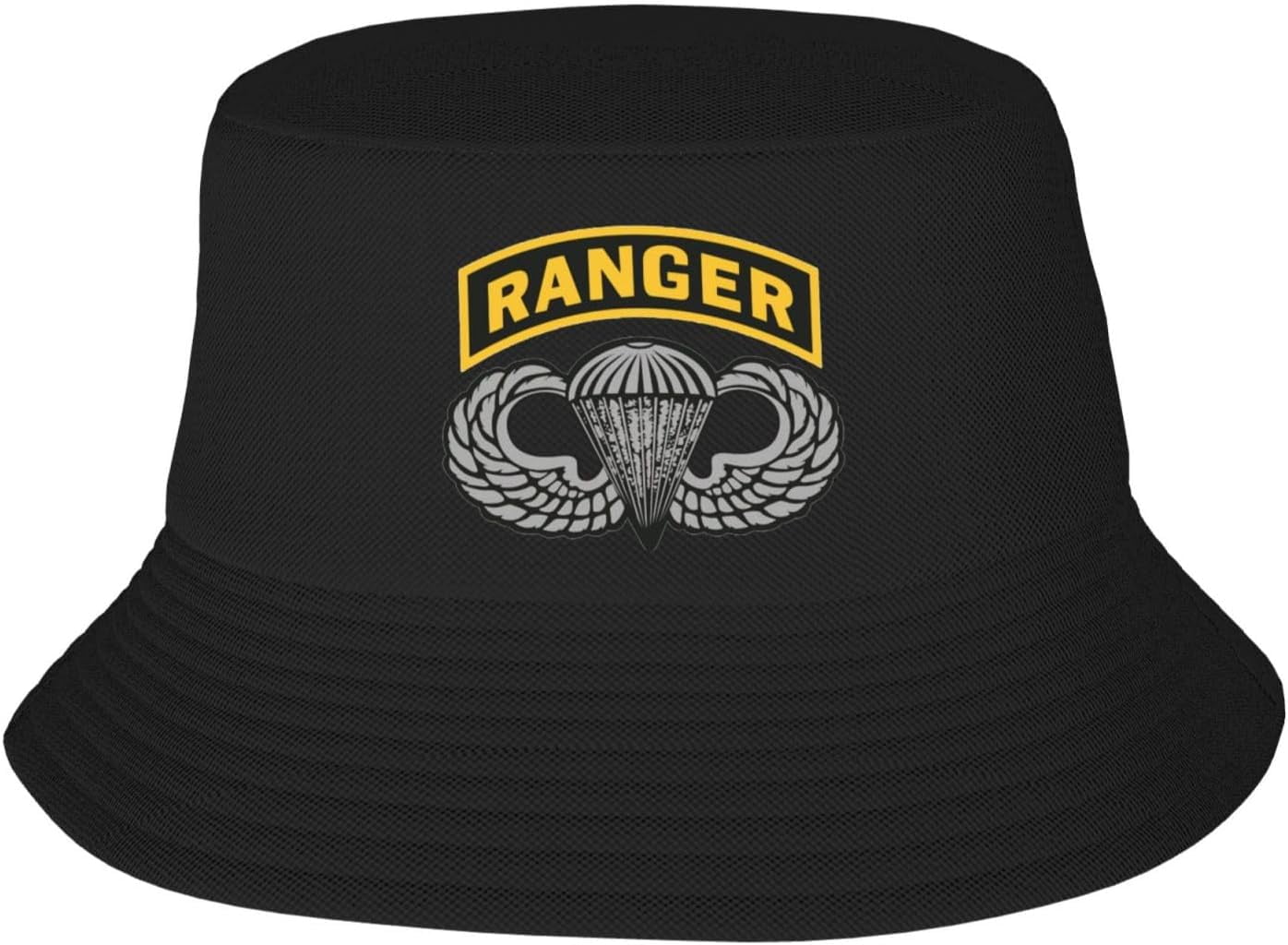 Army Ranger Tab with Airborne Wings Bucket Hat Reflective Foldable ...