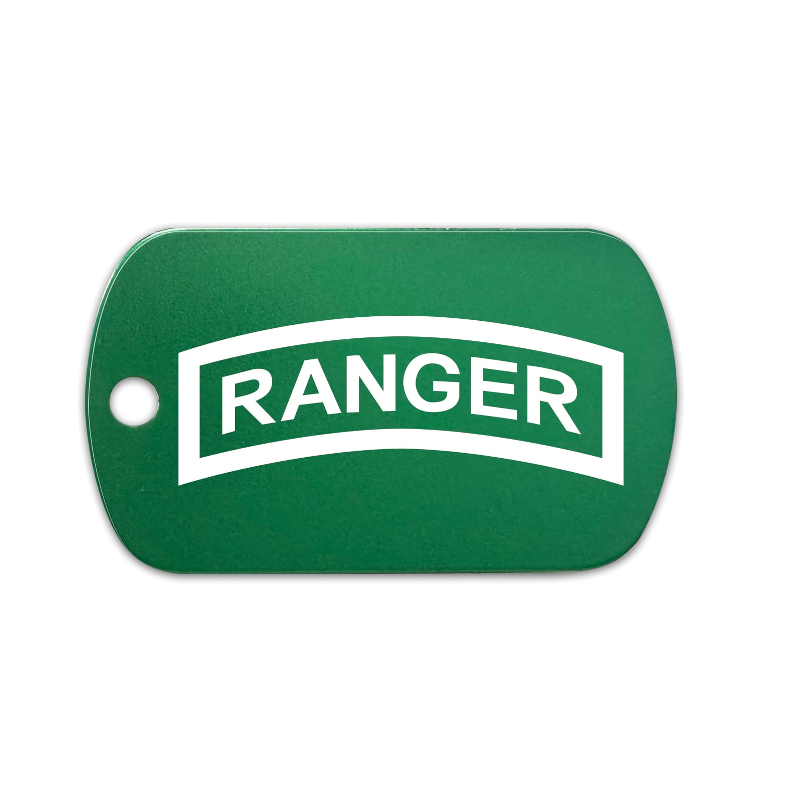 Army Rangers GI Dog Tag Aluminum Keychain elite infantry unit spec op ...