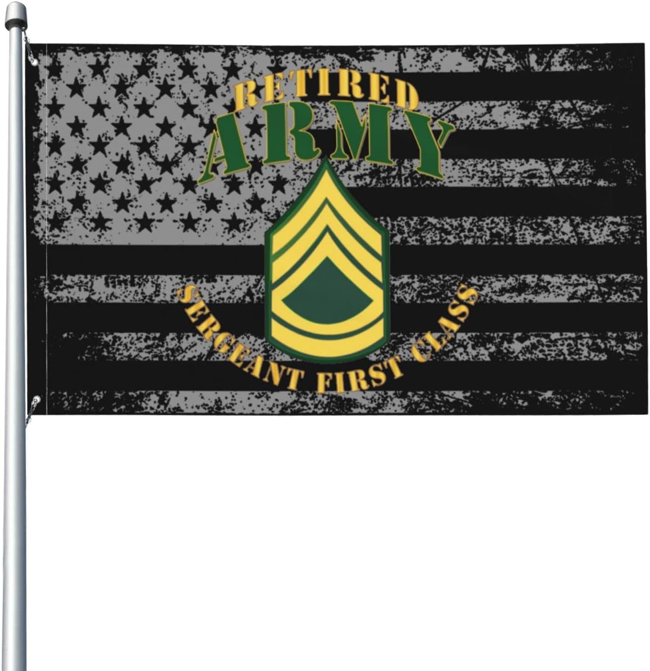 Army SFC Retired Garden Flag 3x5 Ft Decor Outdoor Banner Sign Party ...