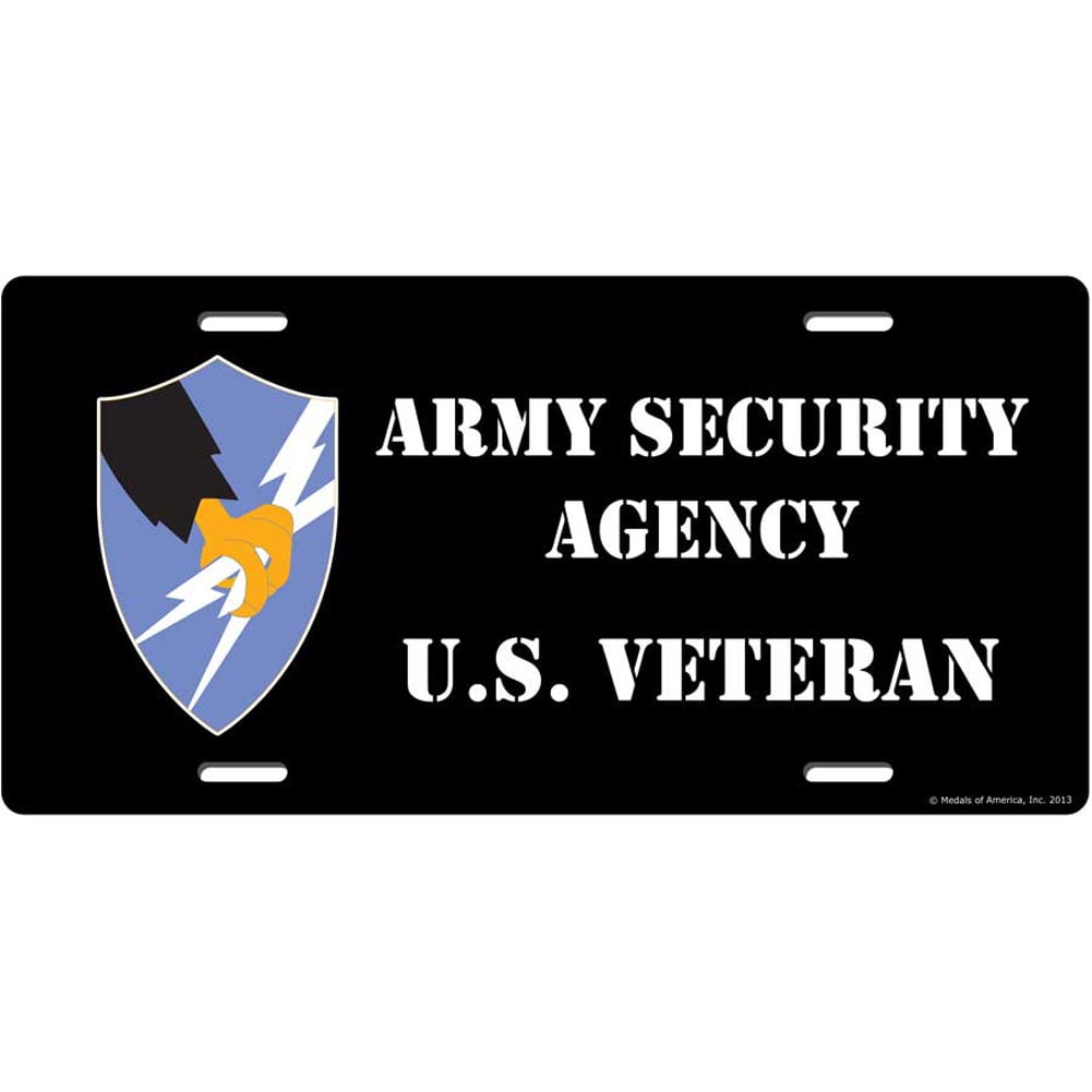 Army Security Agency License Plate - Walmart.com
