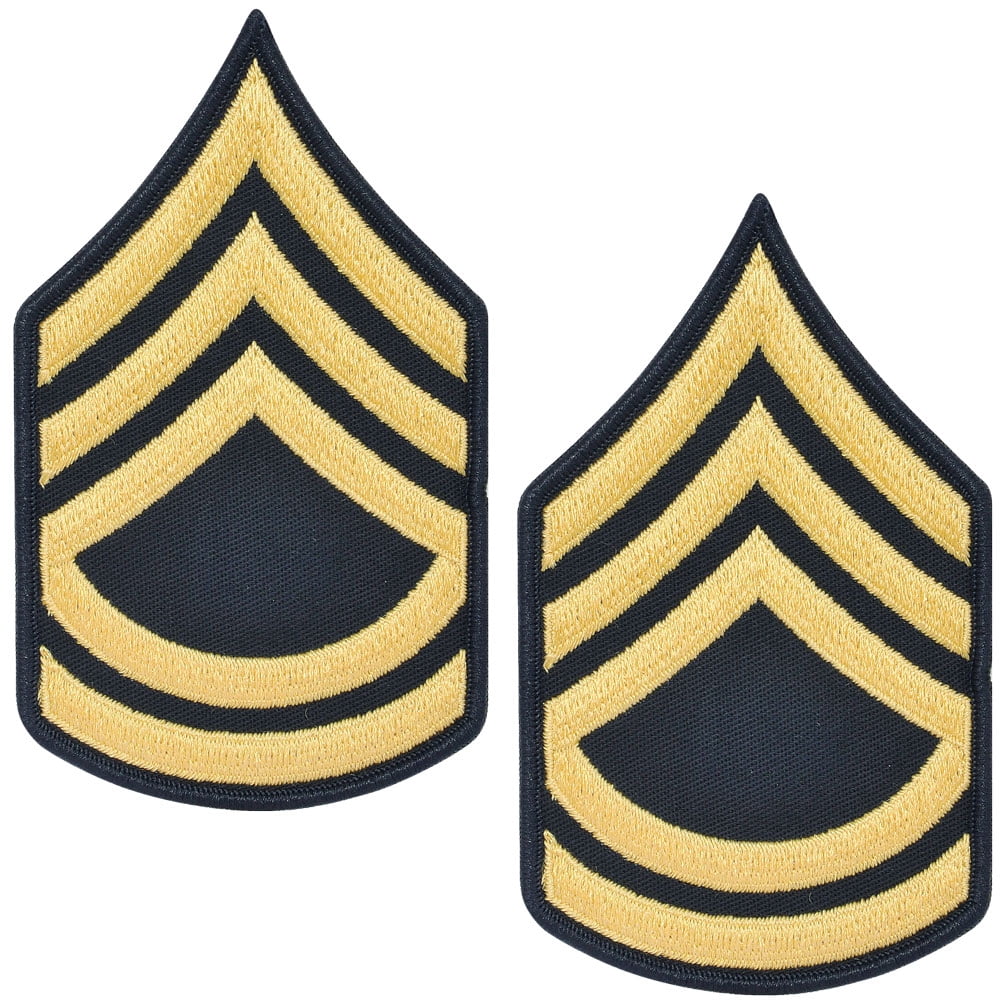 Army Sergeant First Class SFC E7 Cloth Rank for ASU Size Male Sew On ...