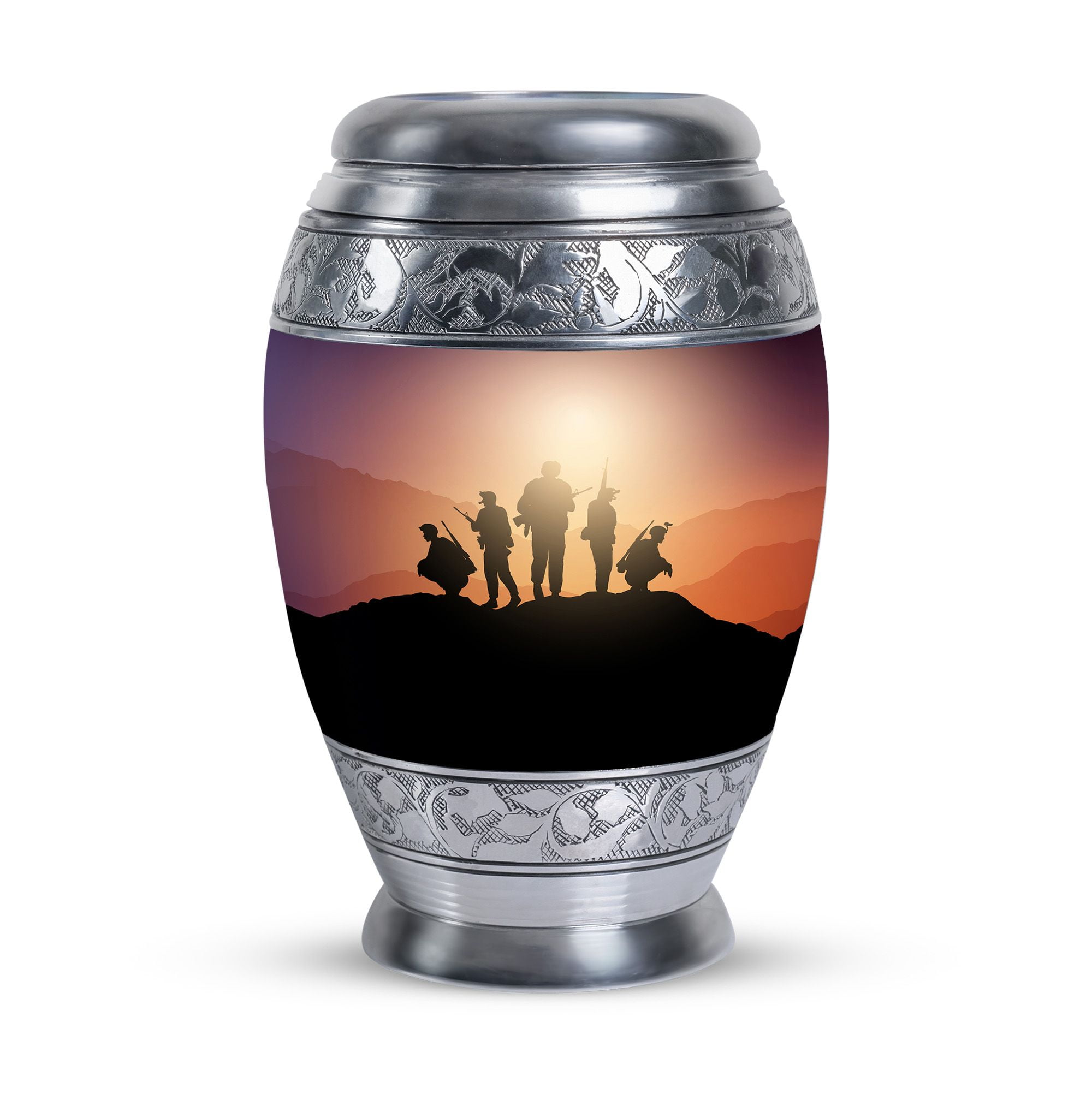 Army Shadow Cremation Urns For Men - Funeral Urn - Adult Urns For Human ...