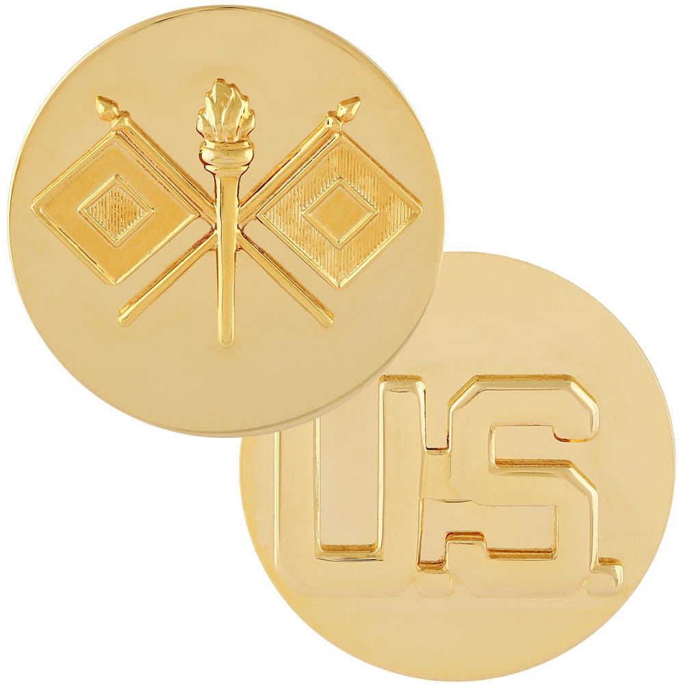Army Signal Branch Insignia Enlisted with US Insignia - Walmart.com