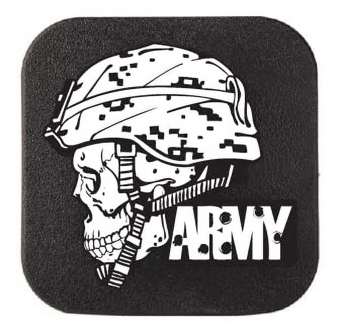 Army Skull Rubber Receiver Tube Hitch Plug. Truck Trailer Hitch Cover ...