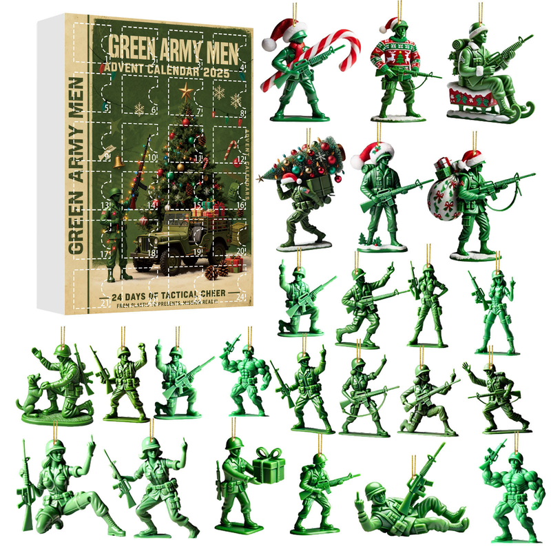 Army Soldier Advent Calendar 2025 2026 Christmas Halloween Figures ...